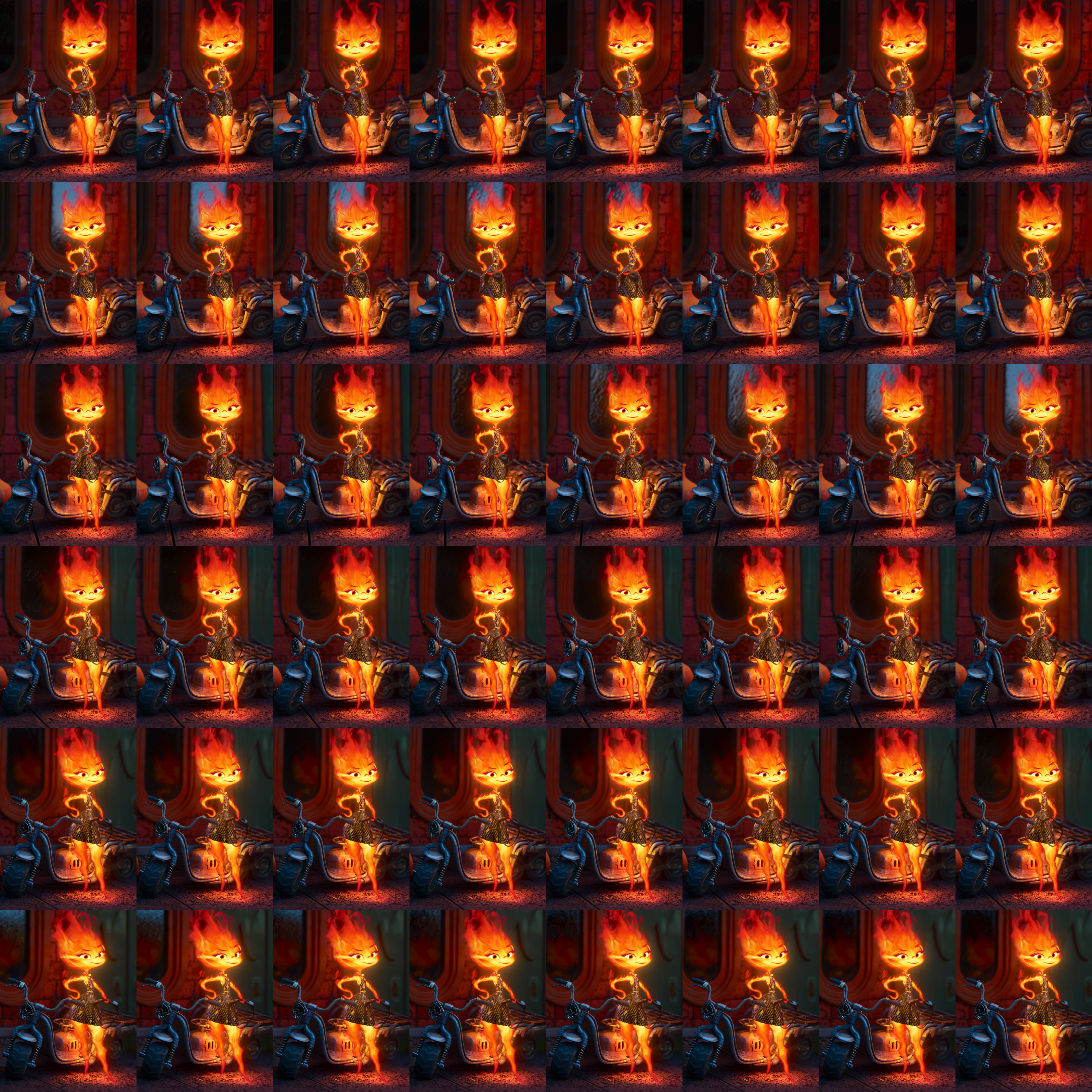 Ember (portrait) by Elemental | Looking Glass Blocks