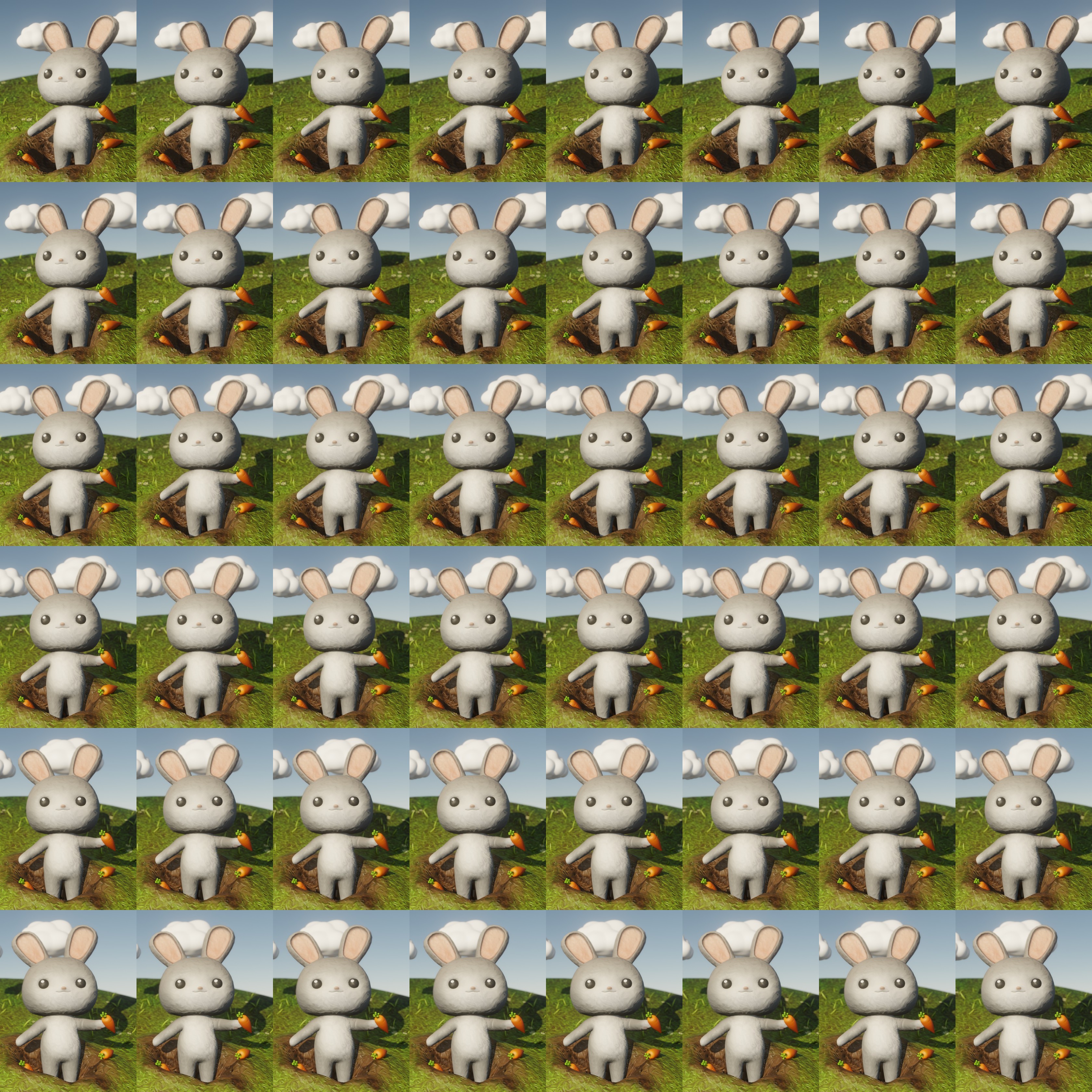 Uncle Rabbit by Arturo J. Real | Looking Glass Blocks