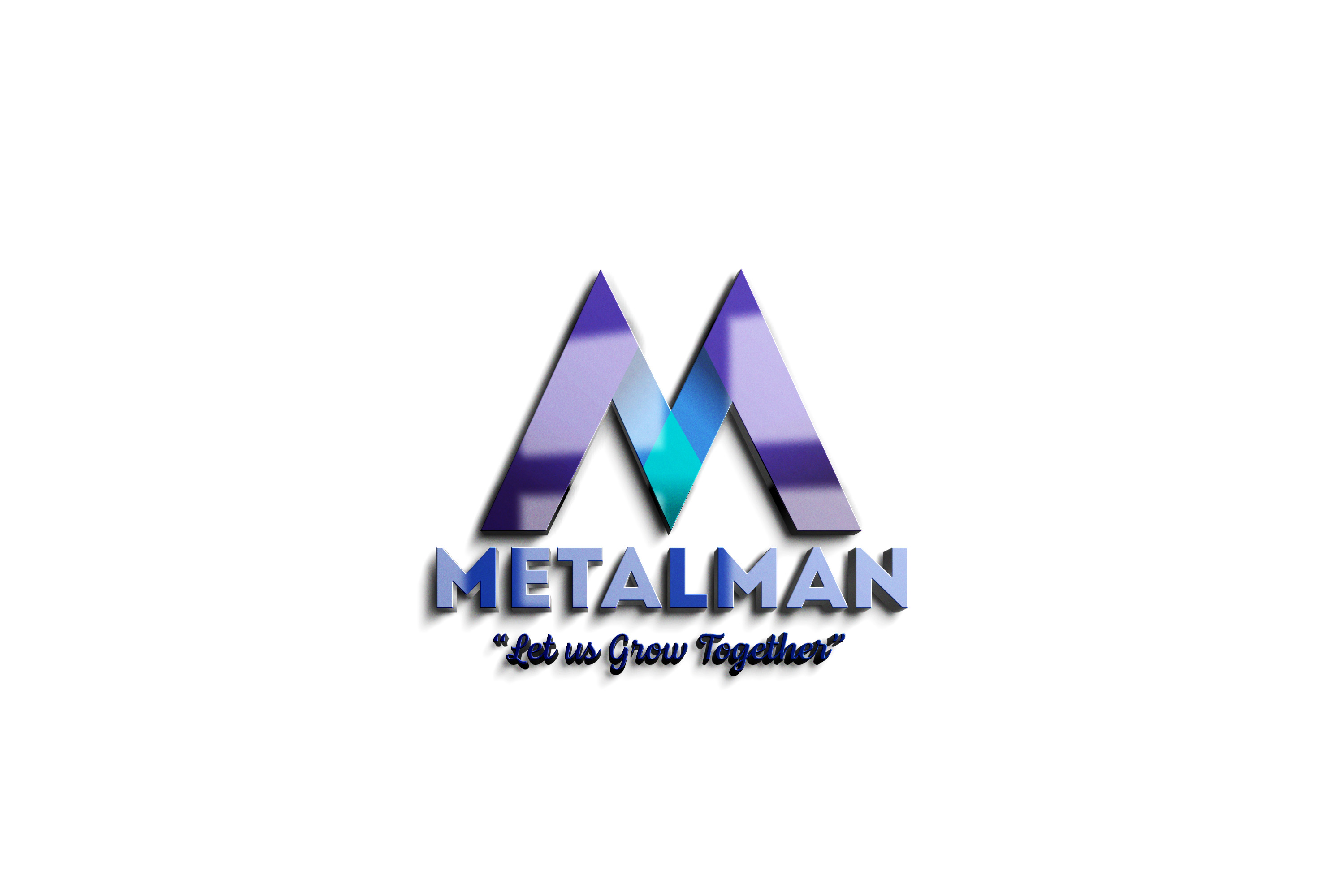 Metalman logo for profile by Metalman | Looking Glass Blocks